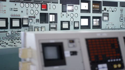 4K Close up on computer control panel in... | Stock Video | Pond5