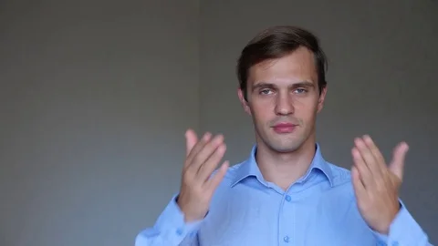 4k. Close up . portrait of a young man. ... | Stock Video | Pond5