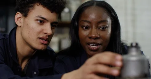 4K College students in engineering class... | Stock Video | Pond5