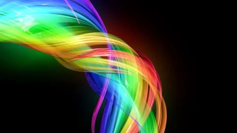 4k colorful looped animation of a rainbo... | Stock Video | Pond5
