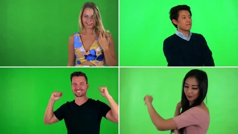 4K compilation (montage) - four people d... | Stock Video | Pond5