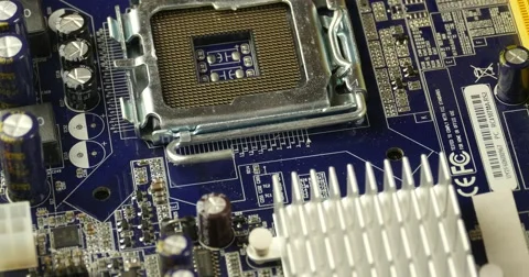 4k computer main board,assembly circuit. | Stock Video | Pond5