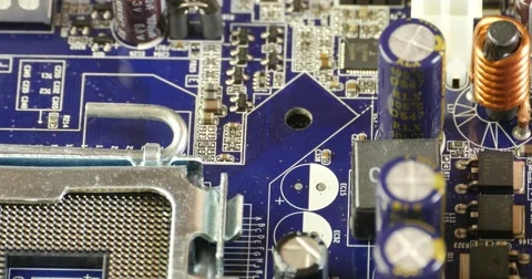 4k computer main board,assembly circuit. | Stock Video | Pond5