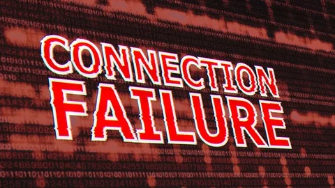 4K Connection Failure Corrupted Signal N... | Stock Video | Pond5