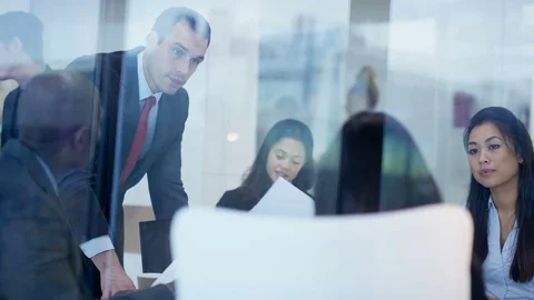 4K Corporate business management team in... | Stock Video | Pond5