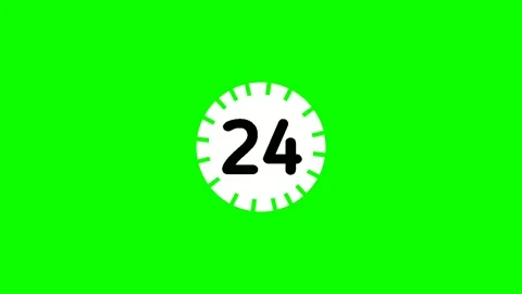 4K countdown cartoon animation number 30... | Stock Video | Pond5