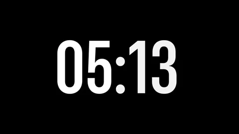 4K countdown timer animation, ideal for ... | Stock Video | Pond5