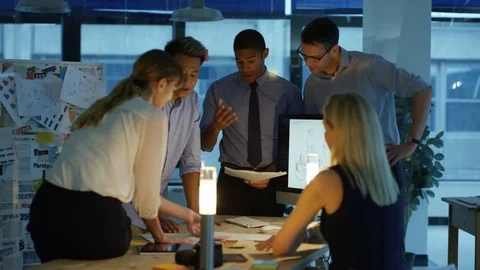 4K Creative design team in a meeting, wo... | Stock Video | Pond5