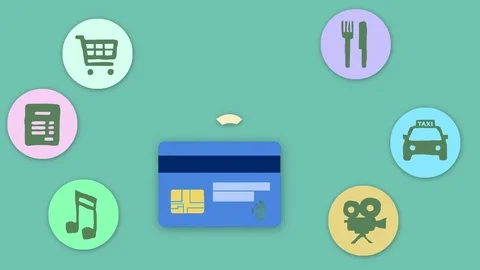 4K Credit Card Wireless Payment Animatio... | Stock Video | Pond5
