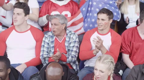 4K Crowd of spectators watching sports g... | Stock Video | Pond5