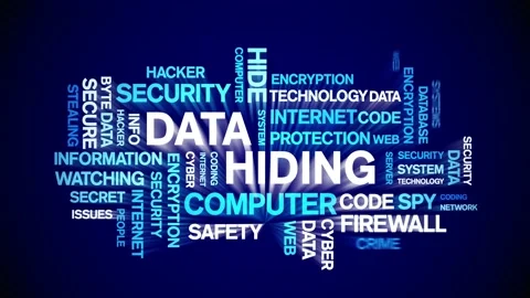 4k Data Hiding Animated Tag Word Cloud,T... | Stock Video | Pond5