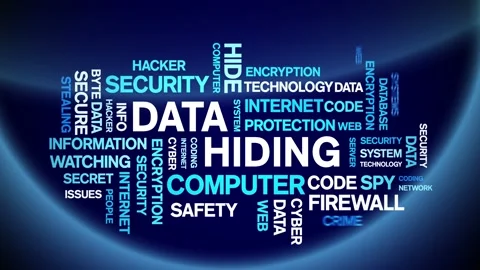 4k Data Hiding Animated Tag Word Cloud,T... | Stock Video | Pond5