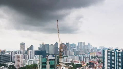 Storm Cloud Constrruction Stock Videos – Royalty-Free HD & 4K Videos