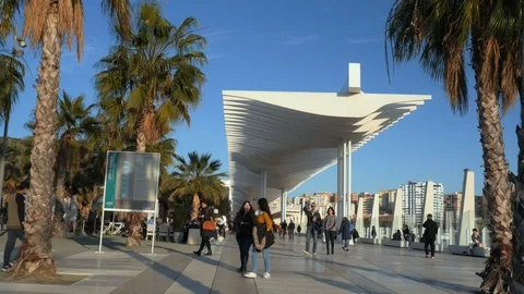 Promenade Structure Stock Footage ~ Royalty Free Stock Videos | Pond5