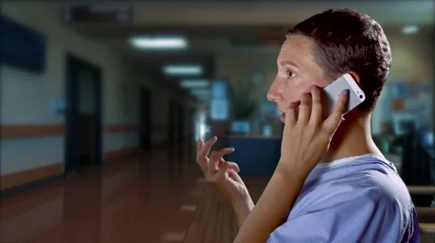 4K Difficult Phone Call Conversation, Ho... | Stock Video | Pond5