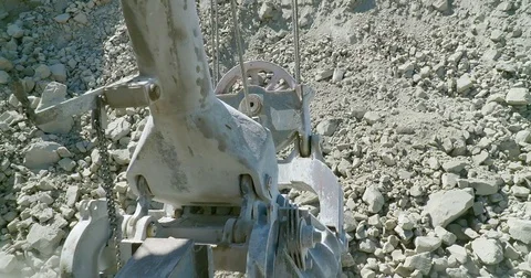 4K Digging and extraction of ore with bi... | Stock Video | Pond5