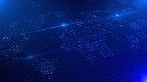 4K Digital cyberspace with particles and... | Stock Video | Pond5