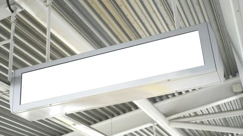 4K Digital Overhead Information Display ... | Stock Video | Pond5