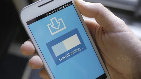 Downloading Screen Stock Footage ~ Royalty Free Stock Videos | Pond5