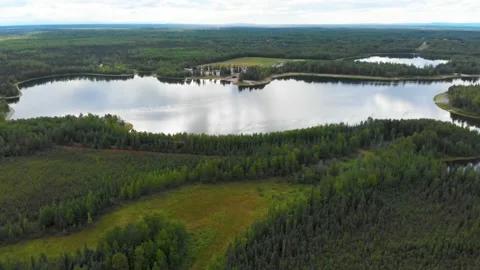4K Drone Video of Chena Lake Recreation ... | Stock Video | Pond5
