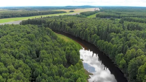 4K Drone Video of Chena River Lakes Floo... | Stock Video | Pond5