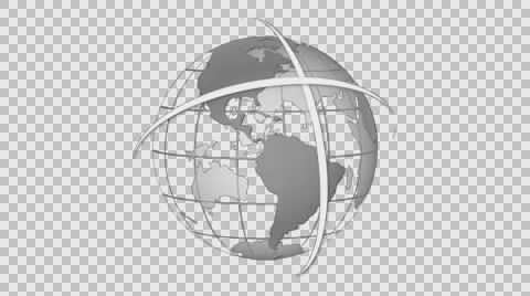 4K Earth Alpha Channel Loop | Stock Video | Pond5