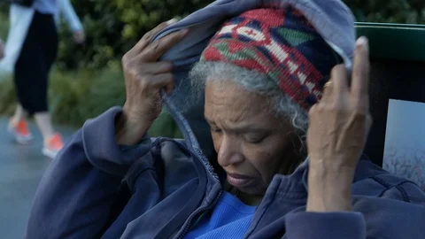 Homeless Person Stock Footage ~ Royalty Free Stock Videos | Pond5