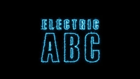 Electric Letters Stock Footage ~ Royalty Free Stock Videos | Pond5