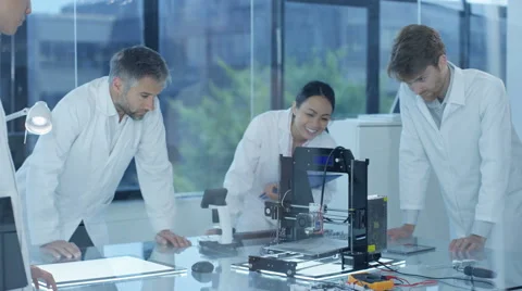 4K Electronic engineering team working i... | Stock Video | Pond5