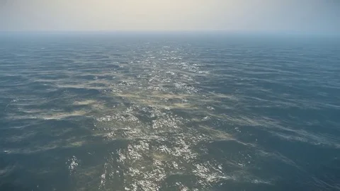 4K Endless Ocean Moving Aerial View 3D A... | Stock Video | Pond5