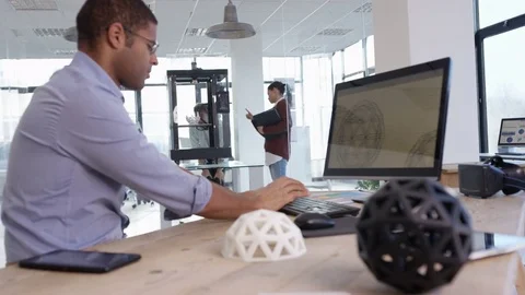 4K Engineering or design team creating 3... | Stock Video | Pond5