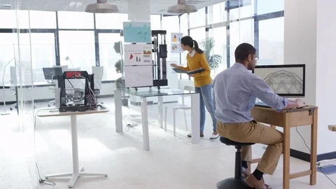 4K Engineering or design team creating 3... | Stock Video | Pond5