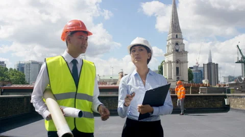 4K Engineers carrying out an inspection ... | Stock Video | Pond5