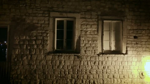 Old Apartment Building Night Stock Footage ~ Royalty Free Stock Videos ...