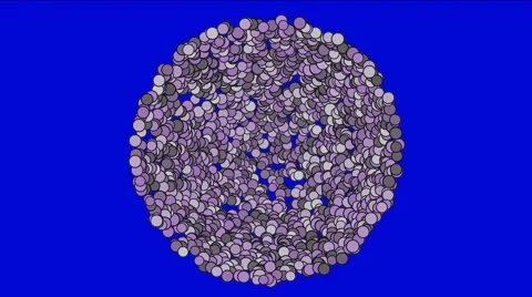 4k Expand circle include many little bub... | Stock Video | Pond5