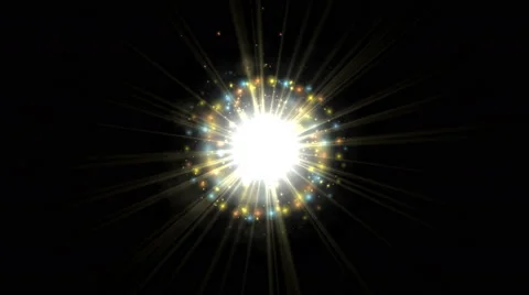 4k Explosion ray light fire flame star r... | Stock Video | Pond5