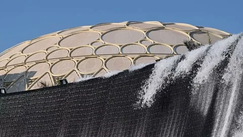 4K: Expo 2020 water feature, also known ... | Stock Video | Pond5