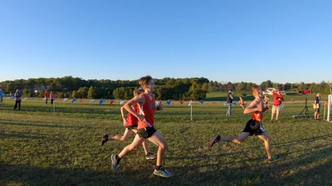 Cross Finish Line Stock Footage ~ Royalty Free Stock Videos | Pond5