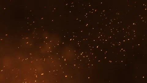 4K Fire Particles over black background ... | Stock Video | Pond5