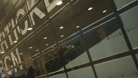 4k flip board sign with advertisement at... | Stock Video | Pond5