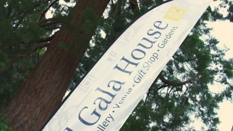 4k - Footage of Old Gala House in the ce... | Stock Video | Pond5