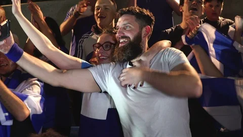 Football Fans Stock Footage ~ Royalty Free Stock Videos | Pond5