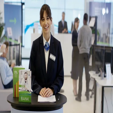 Bank Worker Stock Video Footage | Royalty Free Bank Worker Videos | Pond5