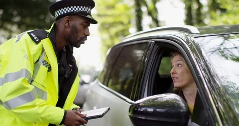 4K Friendly police officer having a conv... | Stock Video | Pond5