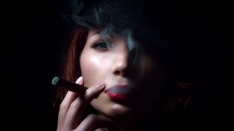 Cigar Inhaling Girls Stock Videos – Royalty-Free HD & 4K Videos