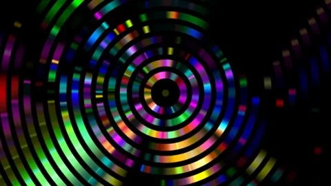 4k glowing disco style lights loops shap... | Stock Video | Pond5