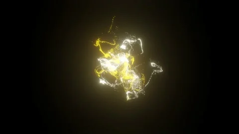 4K gold dust animation. Shiny, glowing g... | Stock Video | Pond5