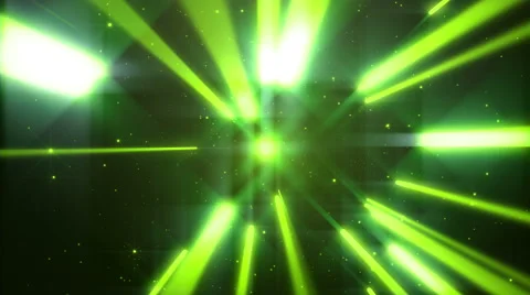 4k Green Dance of Lights Animation Seaml... | Stock Video | Pond5