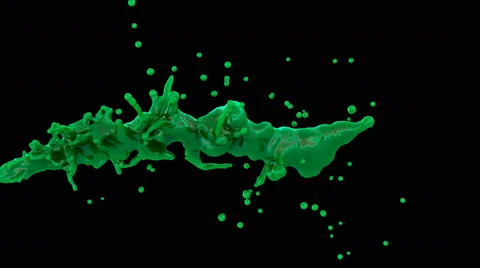 Paint Splash Alpha Stock Video Footage | Royalty Free Paint Splash ...