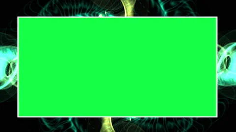 4k Green screen in front and abstract b... | Stock Video | Pond5